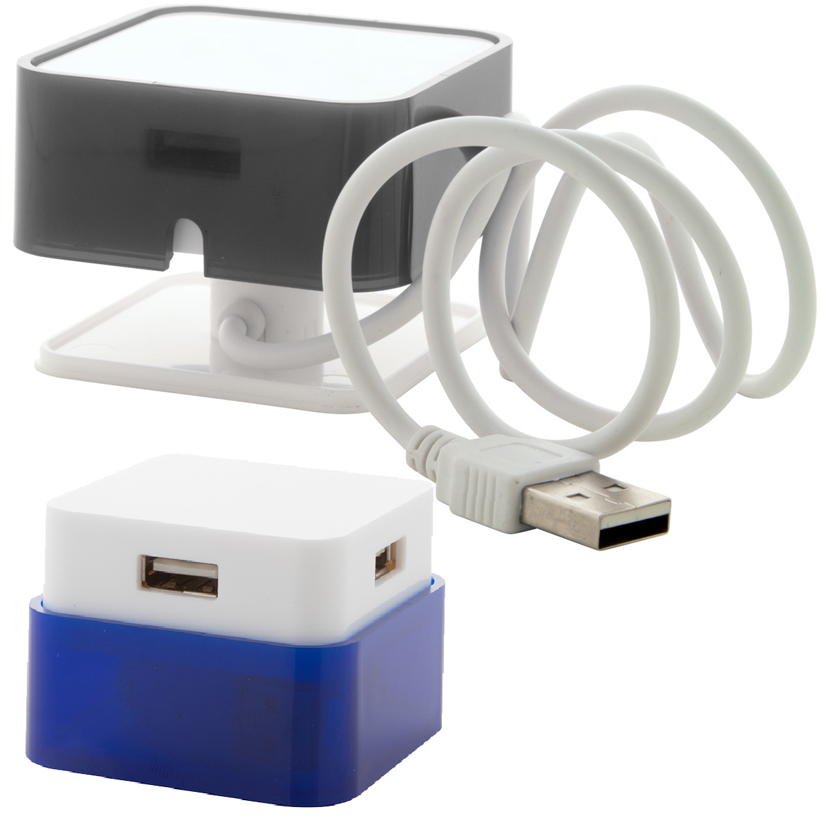 Пластмасов USB хъб с 4 порта Dix